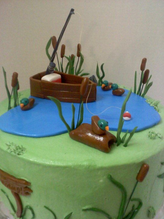 Whimsy Girls Cakes: Gone Fishing Cake