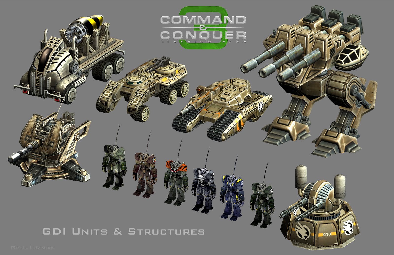 Greg Luzniak 3D Models: 3D Models