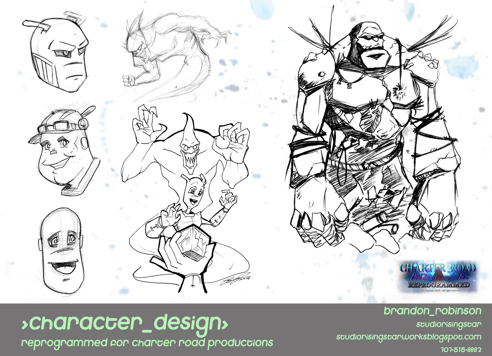 StudioRisingStar Portfolio @ Blogspot: Animation Character Designs