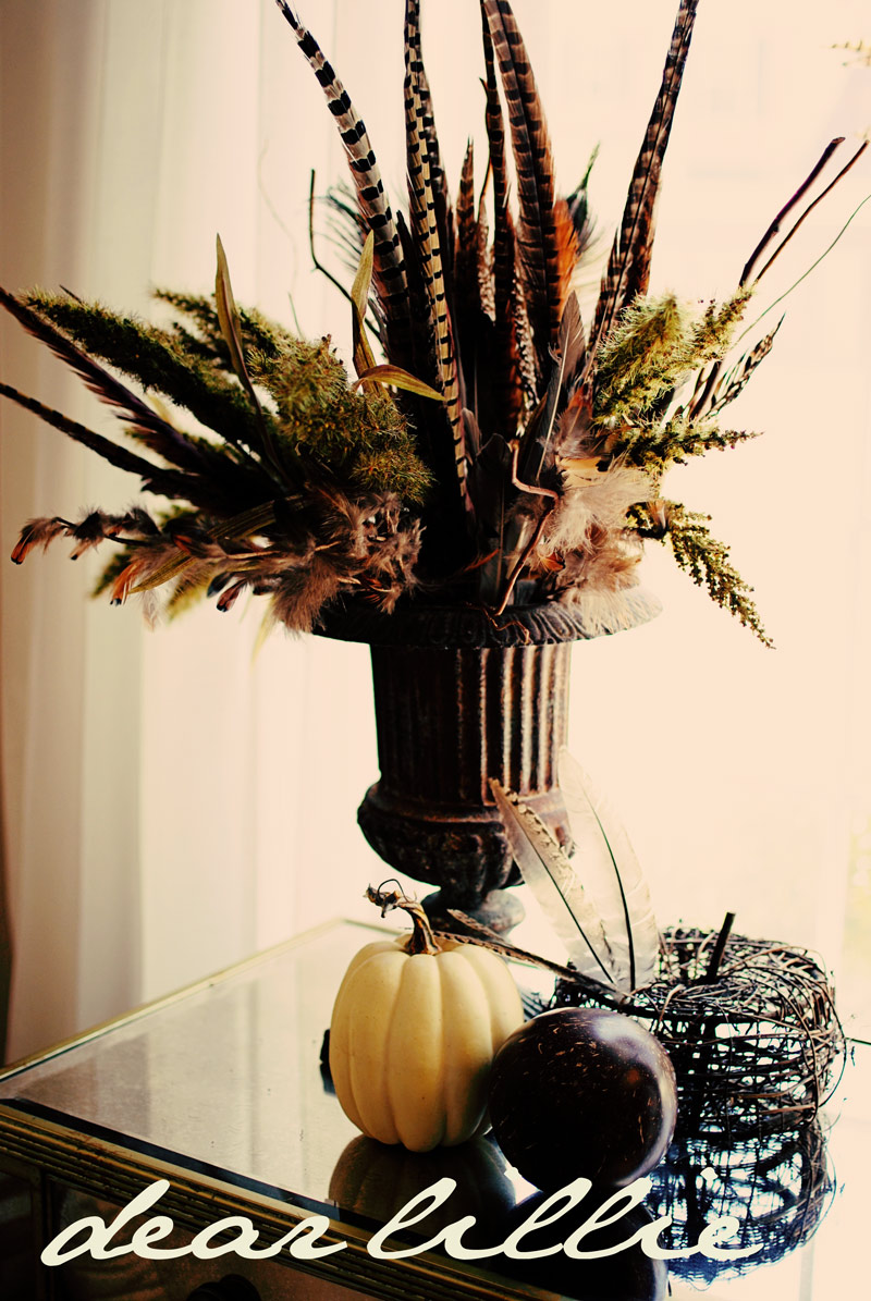 Dear Lillie: Some Fall Decorating...