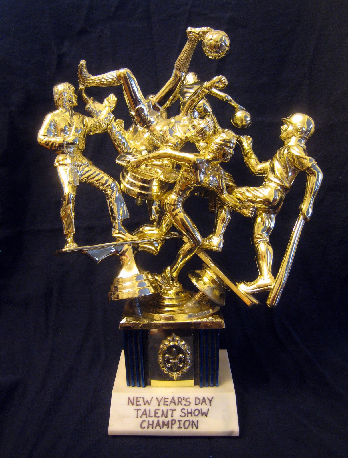 will schlough: New Year's Day Talent Show Trophy!!!