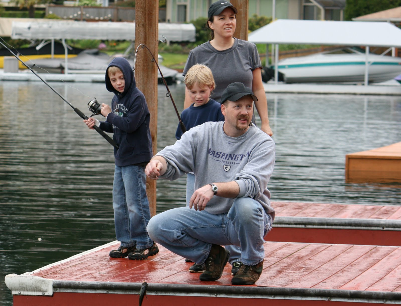 Cub Scouts: Den 1/Pack 461: Fishing on Lake Tapps