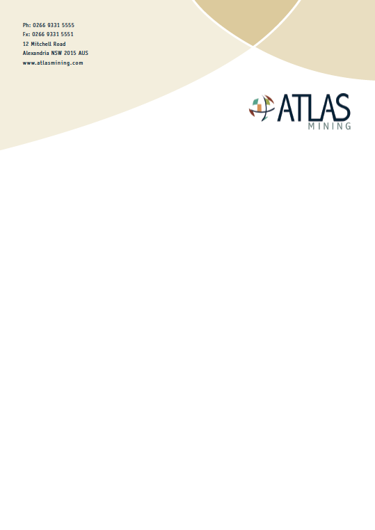 EMPTY STUDIO: Atlas Mining Corporate Identity