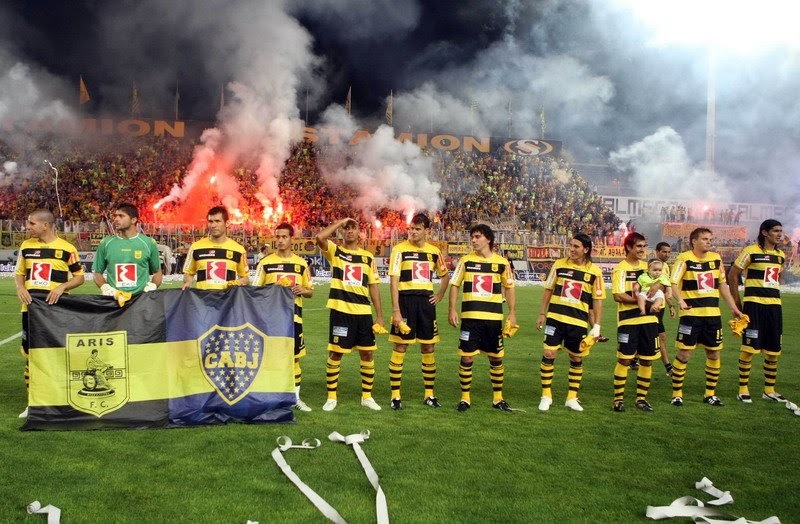 MisterGoal's blog: The mascots: NEW!!! ARIS fc (Greece) 2010 Home kit ...