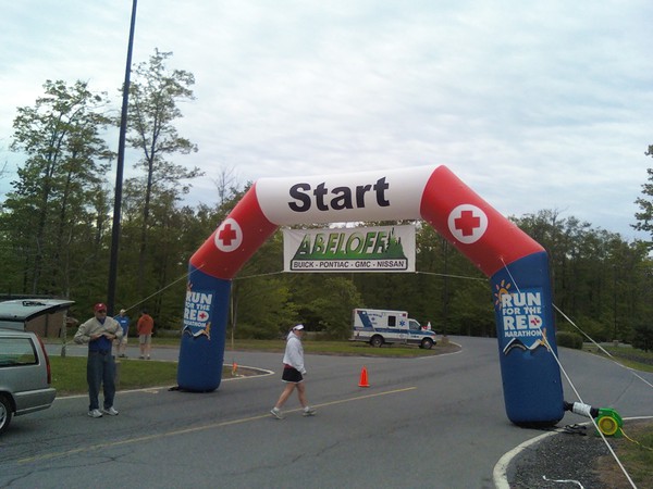 Run Ansky Run: Race Report: Pocono Mountains Run for the Red Marathon