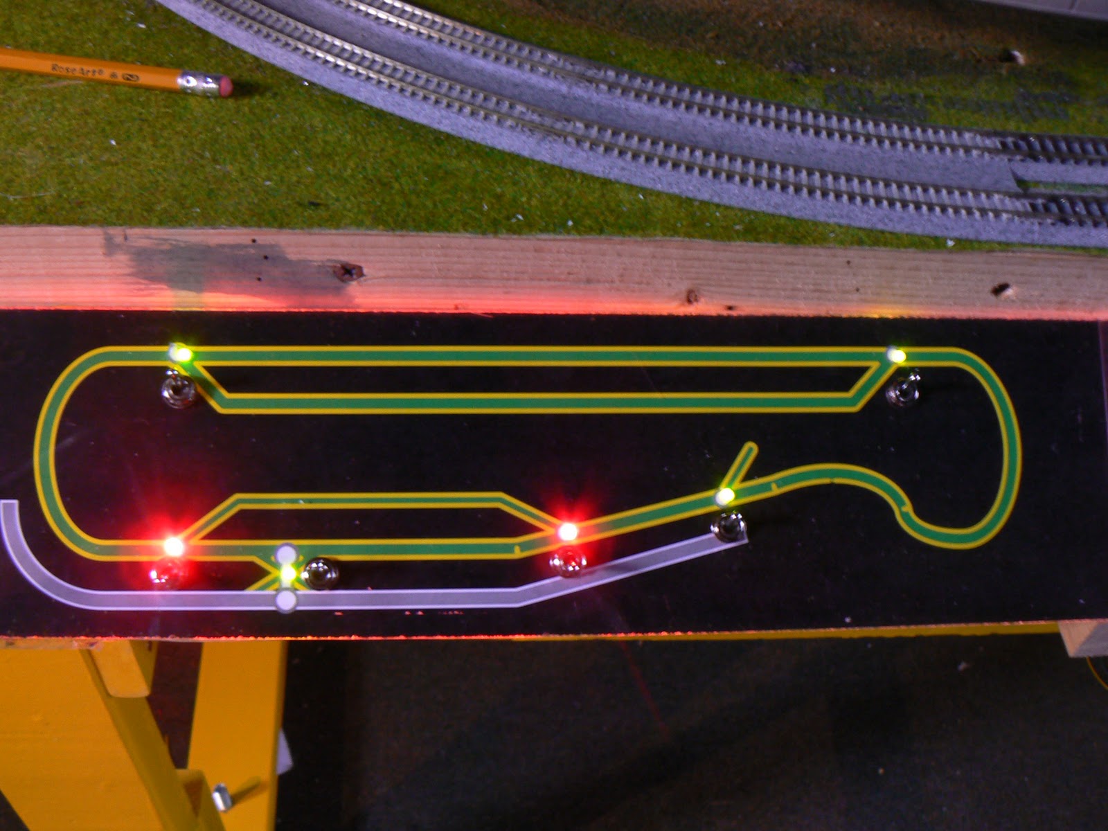 quinntopia - An N Scale blog: Control Panel Progress (TCO!)