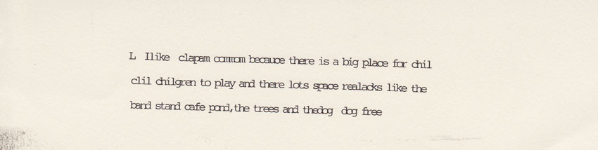 Public Art for Clapham.