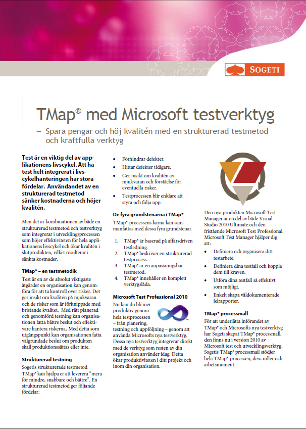 Mattias Sköld: Swedish site about VS2010 TMAP process template