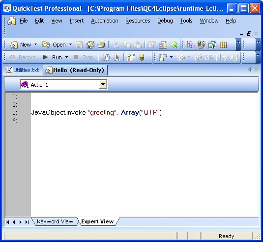 Java QTP Communication Channel: Invoke QTP from Java