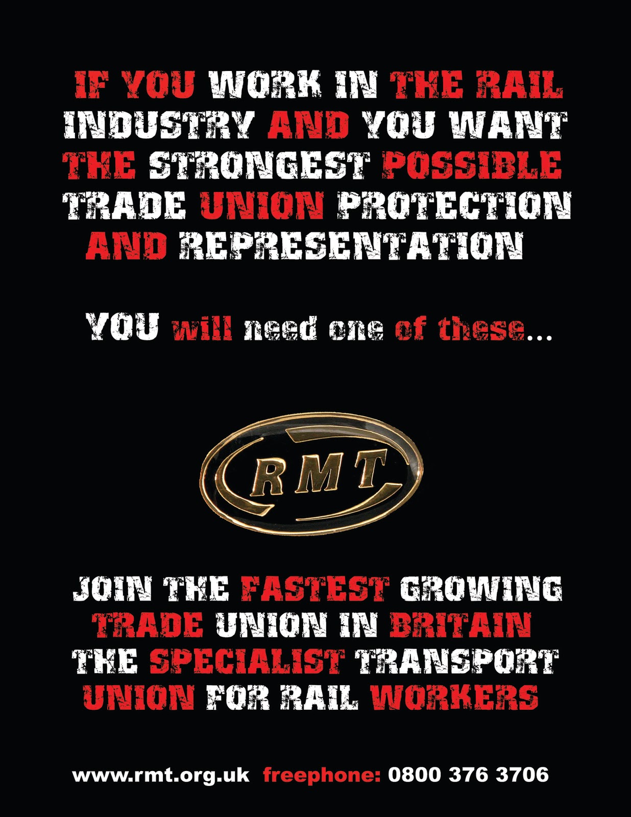 RMT EDINBURGH BRANCH: POSTERS