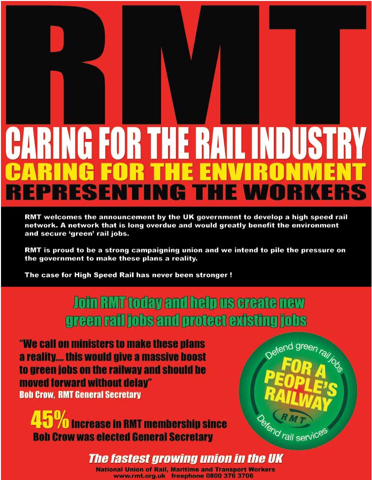 RMT EDINBURGH BRANCH: POSTERS