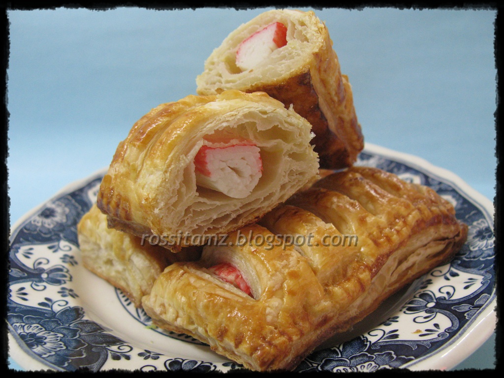 Lestari Kehidupanku....Azita Zain: Crab Stick Roll Dan Kuih Bakar