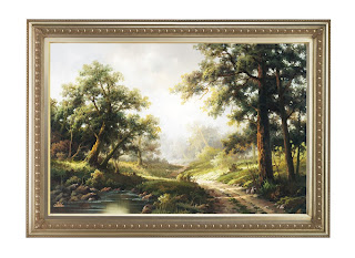 American Oil Painting Discoveries: Ray Summer Paintings 36" x 24"