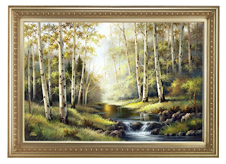 American Oil Painting Discoveries: Ray Summer Paintings 36" x 24"