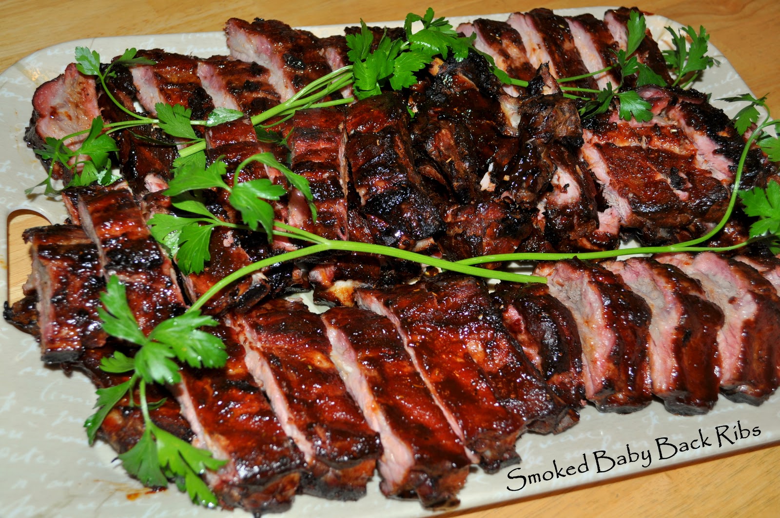 Wordless Wednesday: Smoked Baby Back Ribs