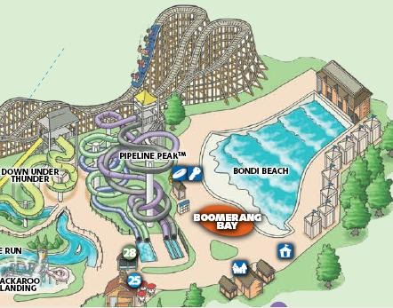 Carowinds Amusement Park Map