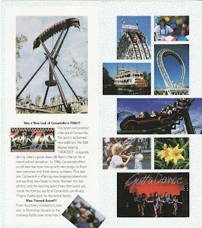 NewsPlusNotes: Sabrina's Brochure Spotlight: Carowinds 1986
