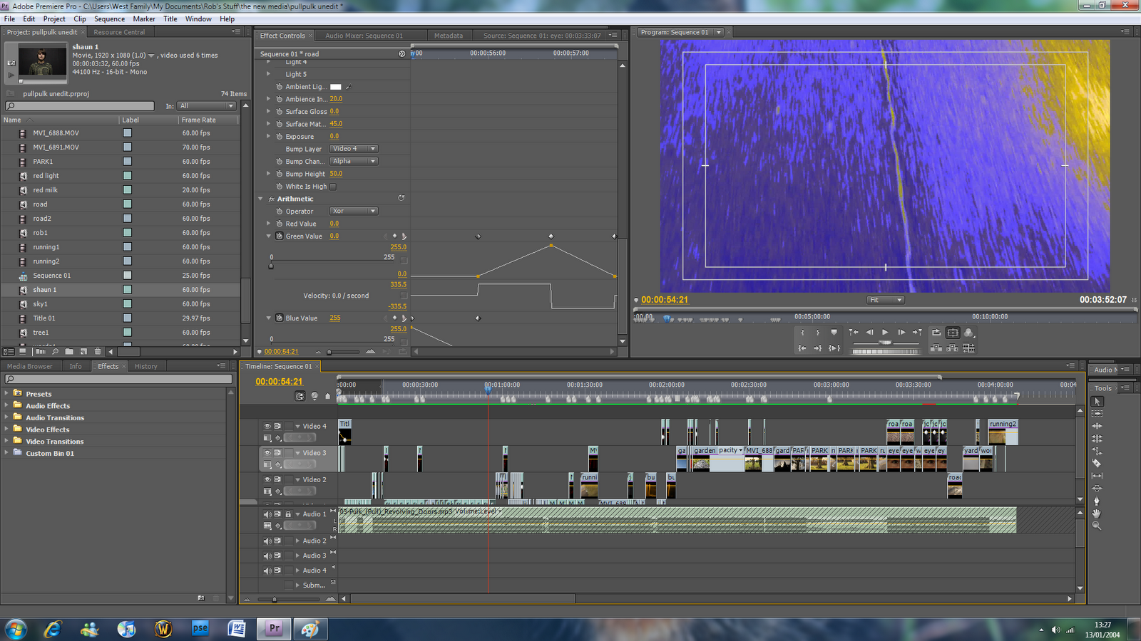 Year 13 Media Production: The Editing Process - Adobe Premiere Pro
