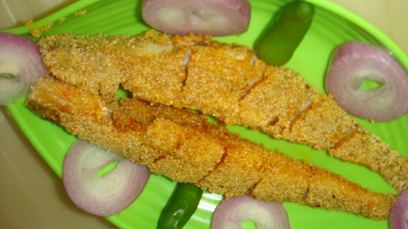 Amchi Bong Konnexion: Kane/Nogli Rava Fry - Lady Fish coated in ...