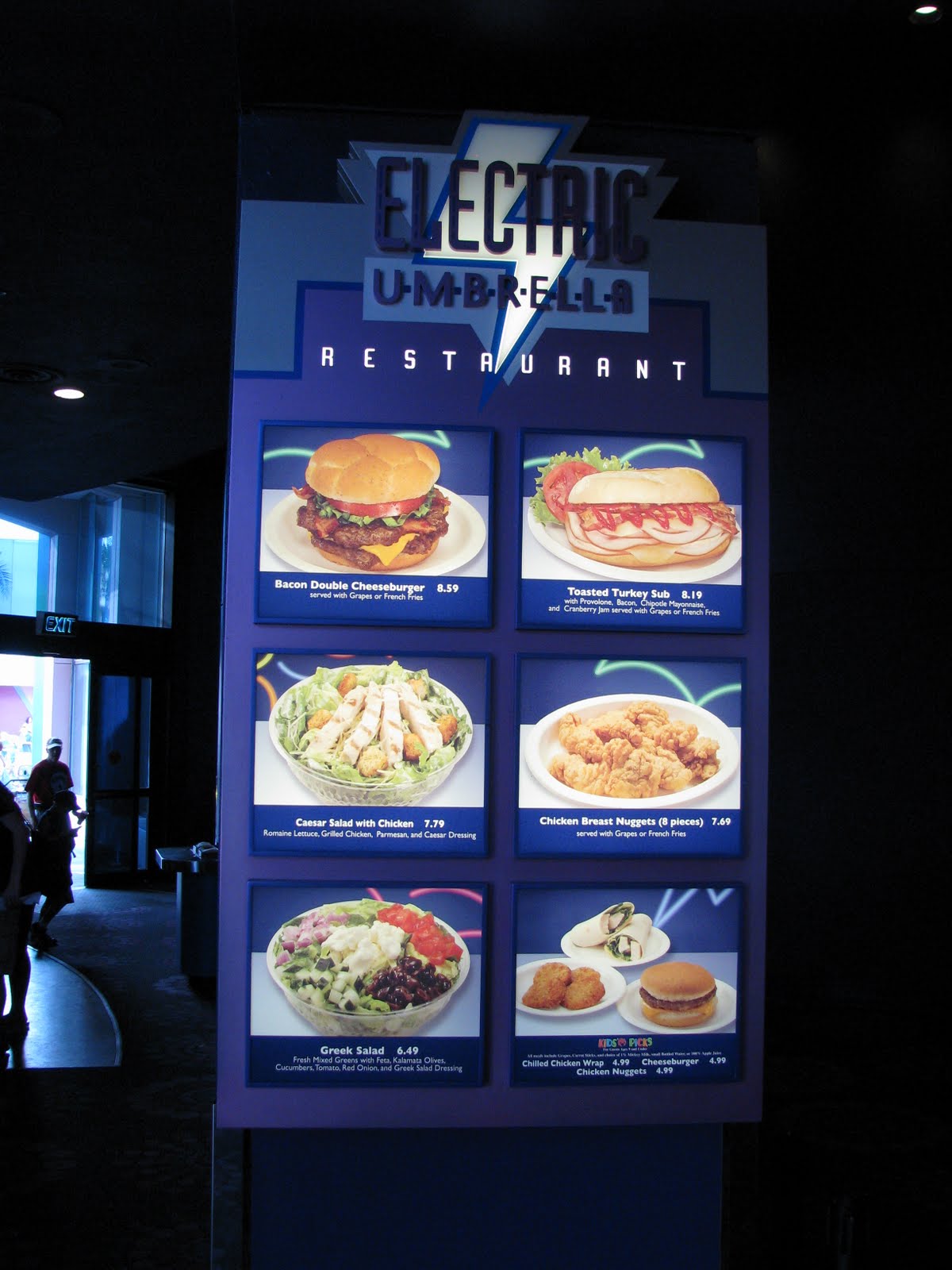 Electric Umbrella Menu | Disney World Blog Discussing Parks, Resorts ...