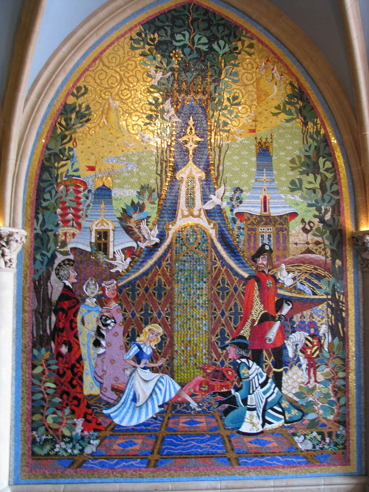 Cinderella Castle Mosaics In The Magic Kingdom | Disney World Blog ...