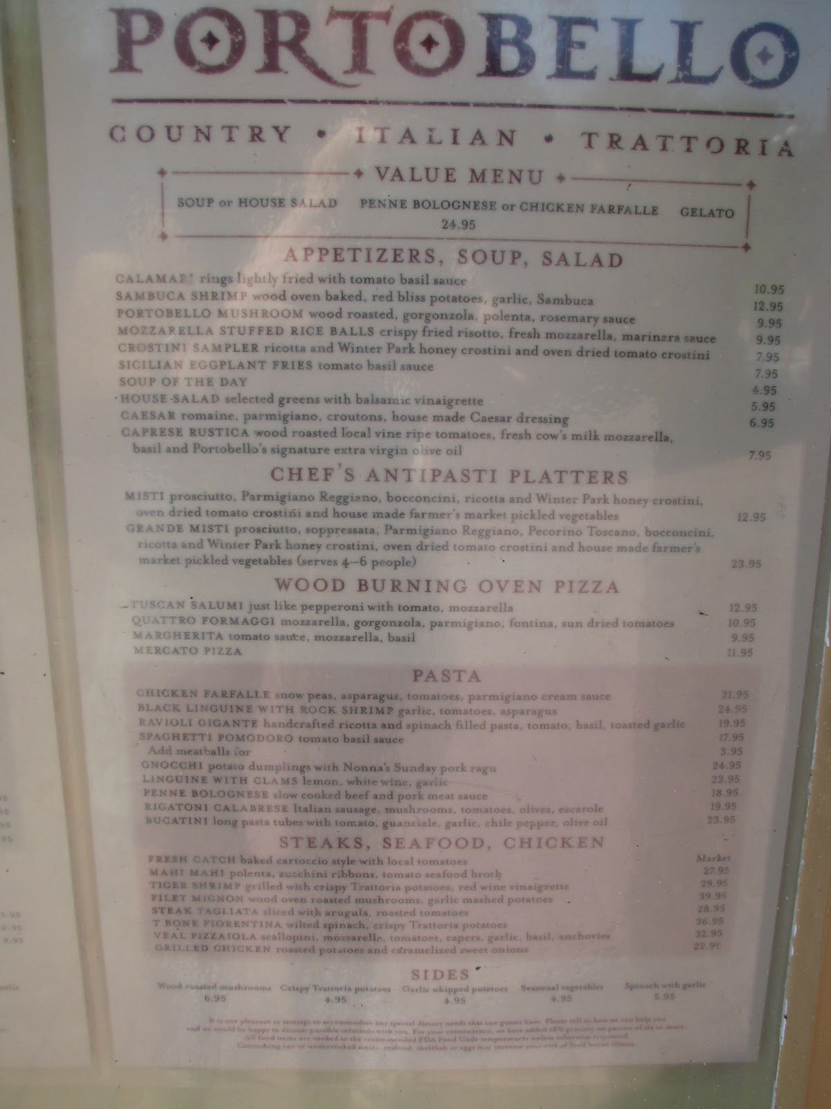 Disney World Dining: Portobello | Disney World Blog Discussing Parks ...