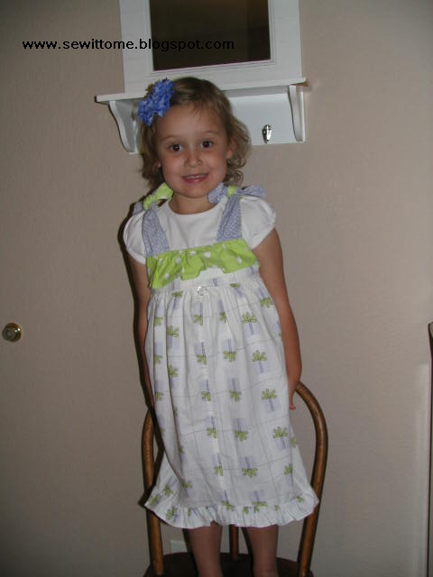 Plumbtickled Create: Diaper Holder Refashioned to Dress!