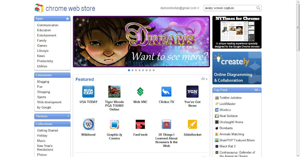 Google's Chrome Web Store Is Now Live ~ damondnollan.com