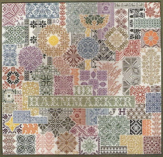 Cross Stitch A Long with Mijna: Jan Houtman - Patchwork sampler