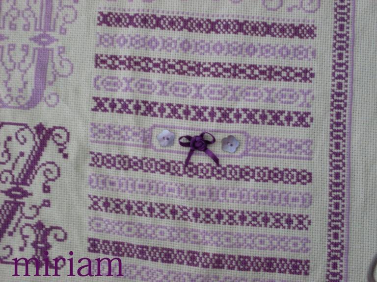 Cross Stitch A Long with Mijna: Update - Jan Houtman - ABC - Miriam: