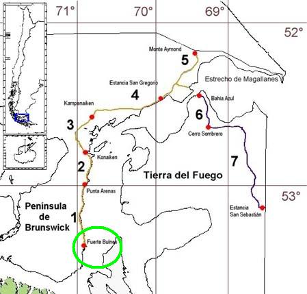 Fuerte Bulnes: "La construcción del primer Fuerte Bulnes"