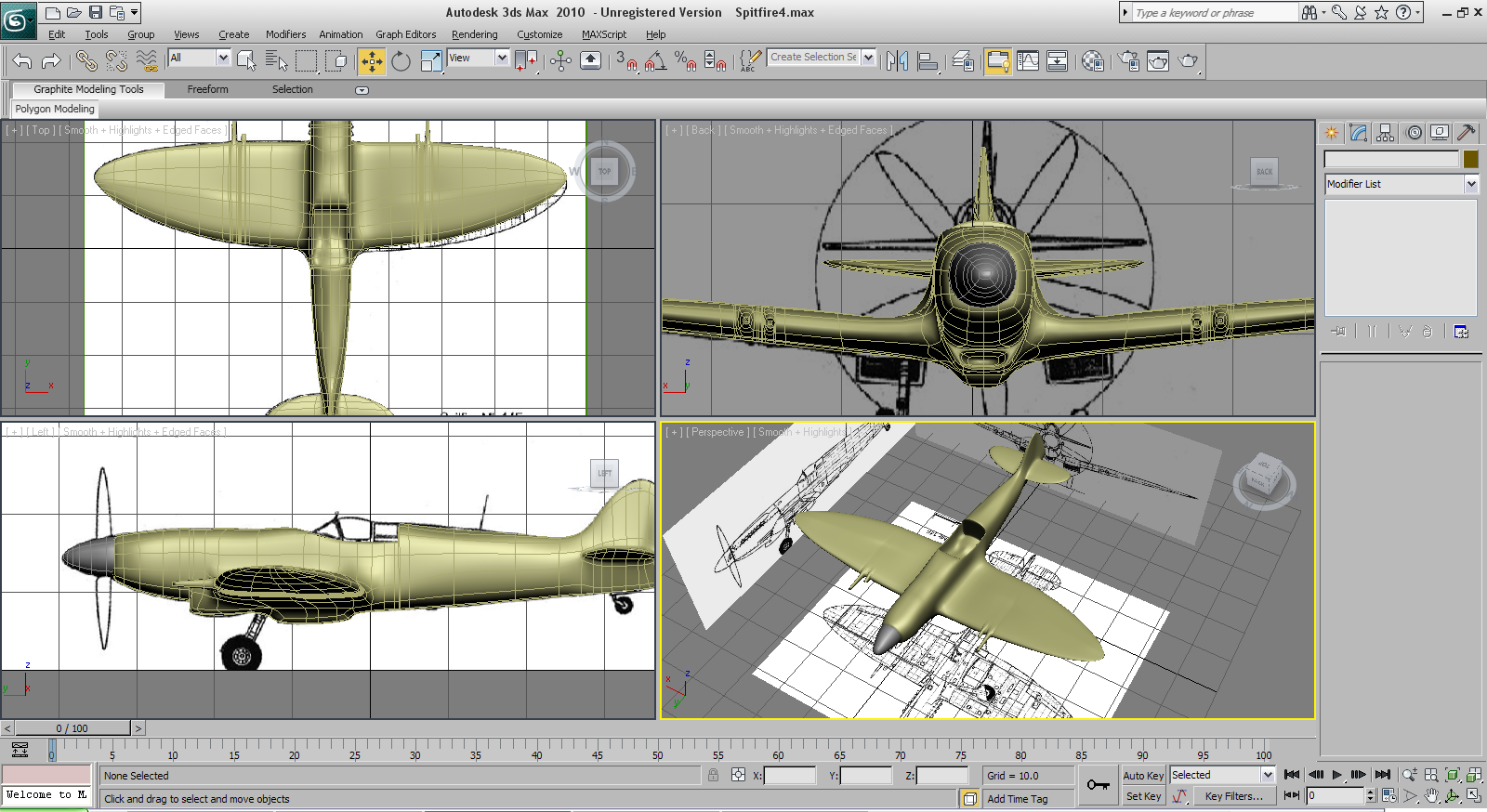 Virtual Environments - Visit Essex: Modelling the Spitfire
