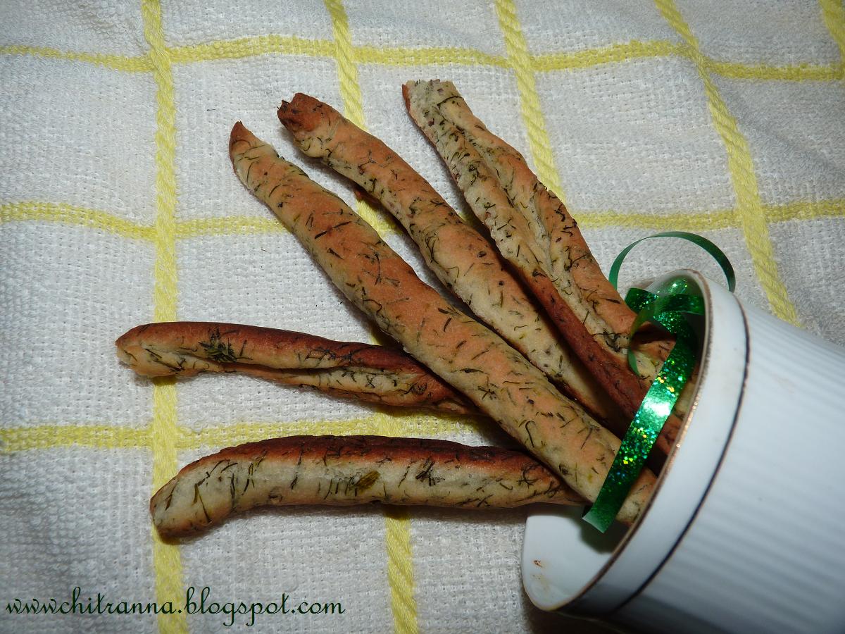 Chitranna: Dill bread stick