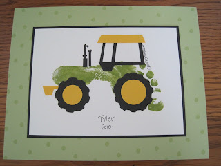 MommySecrets: Arts and Crafts: Tractor Footprints