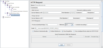 JMeter Tips: Tip #12: How to add HTTP Request sampler with dynamic URL
