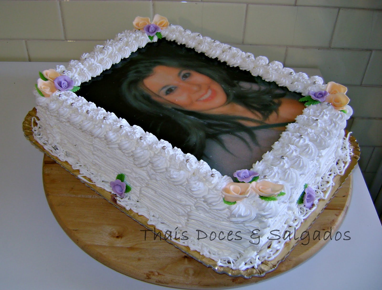 Confeitaria Artistica: Bolo com Foto