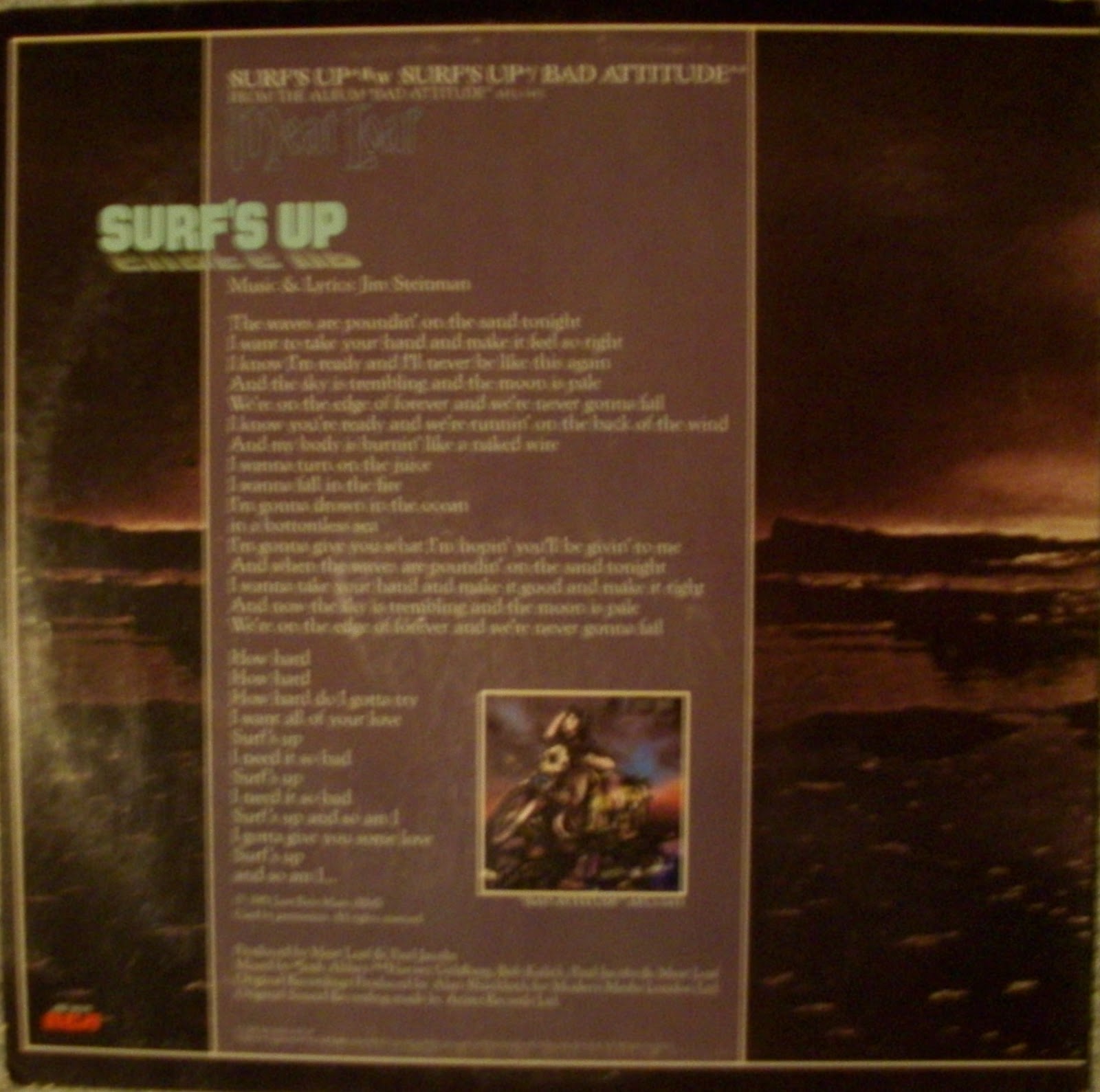 Meat Loaf - Vinyl, Singles 7"/12" and other stuff: Meat Loaf ...