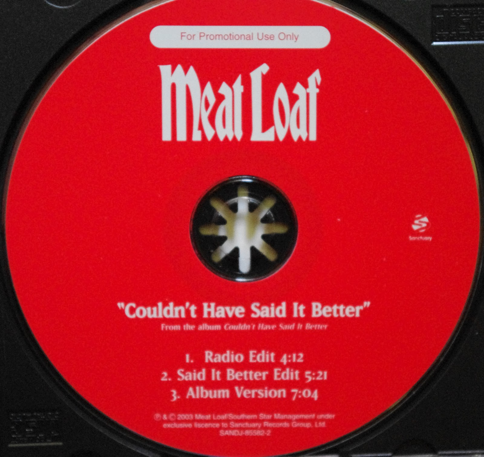 Meat Loaf Vinyl Singles 712 And Other Stuff Meat Loaf Couldn´t Have Said It Better Cd