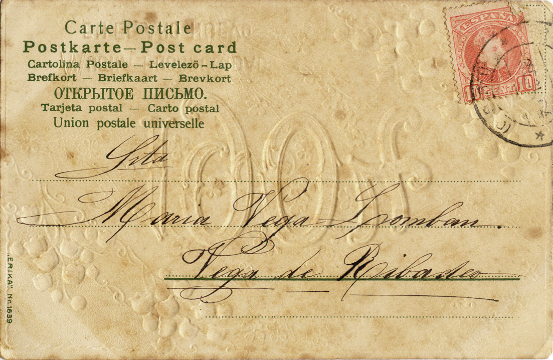 Tarjeta postal - Post card - Carte postale: diciembre 2010