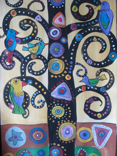 Klimt Tree Of Life Art Project