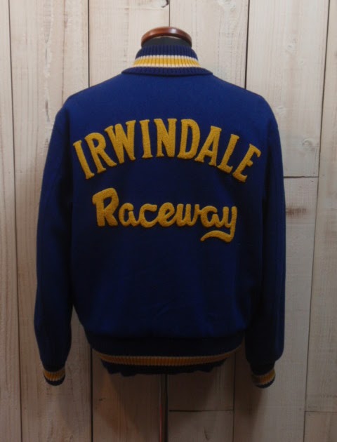 LITTLE REATA: Early 1960's IRWINDALE Raceway Memorial Stuff Jacket