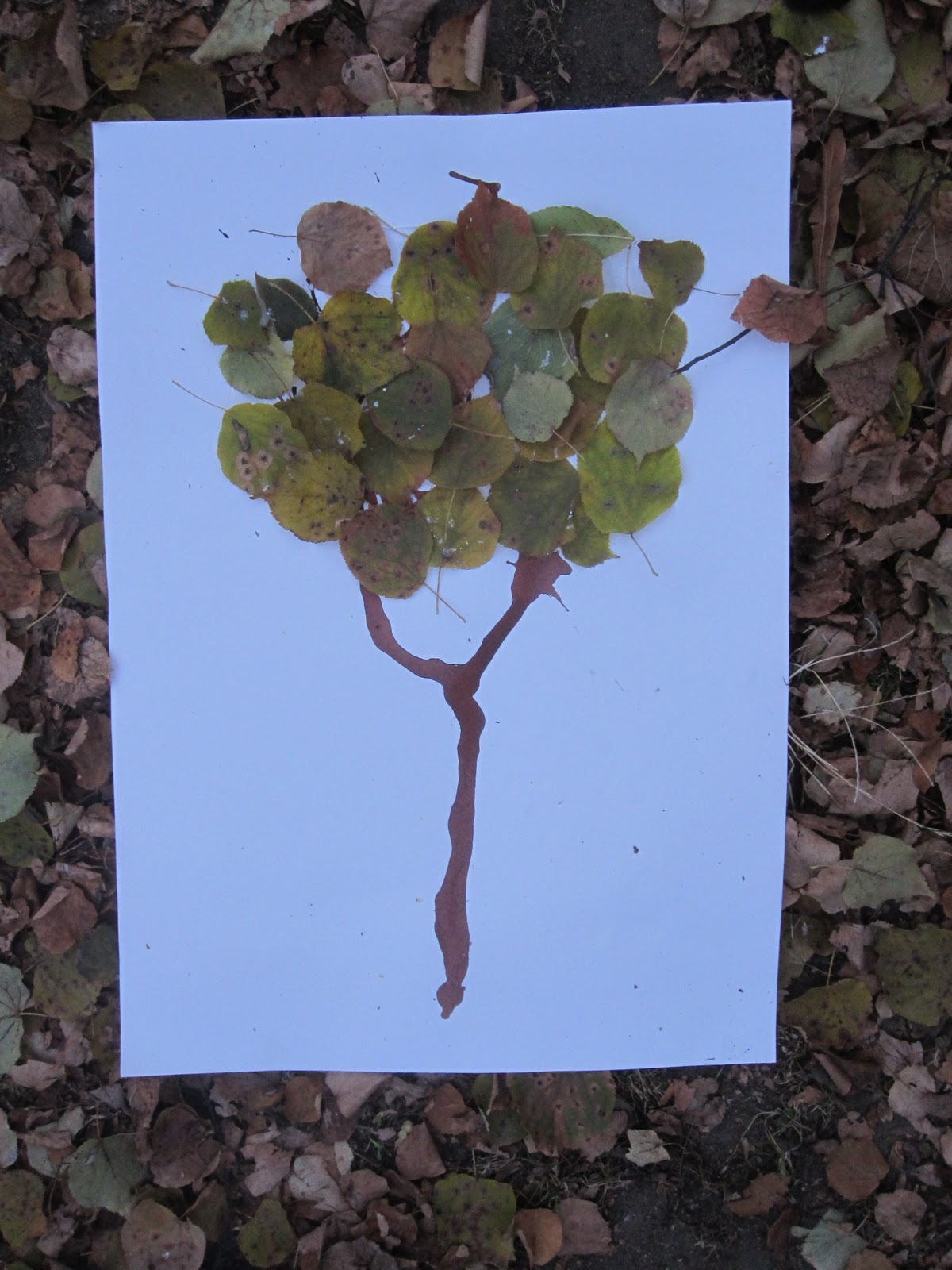 Parenting in Prague: Blown-Ink Fall Trees