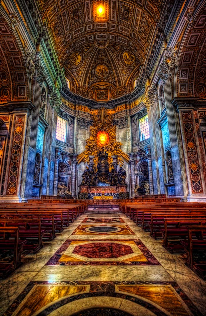 Last Flight Out Photography: Inside St. Peter's Basilica