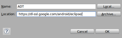 Demos & MockUps: Installing Google's Android Eclipse ADT Plugin