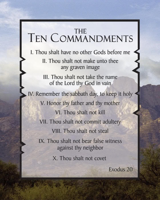 Helping Children GROW: Commandments Calendar