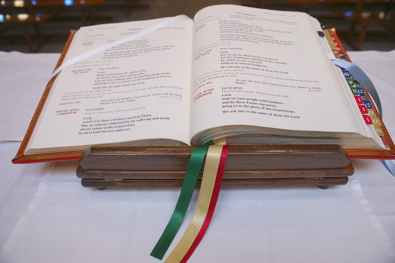 A Concord Pastor Comments: Back to the beginning: Changing the Sacramentary