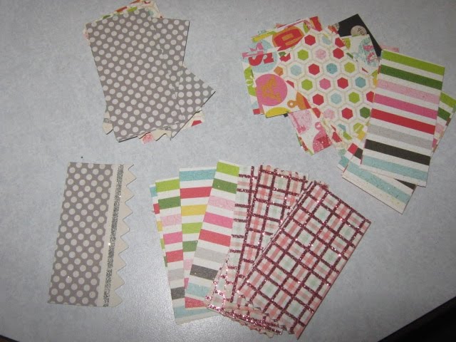 Dangerously Domestic: Funky Paper Christmas Trees Tutorial