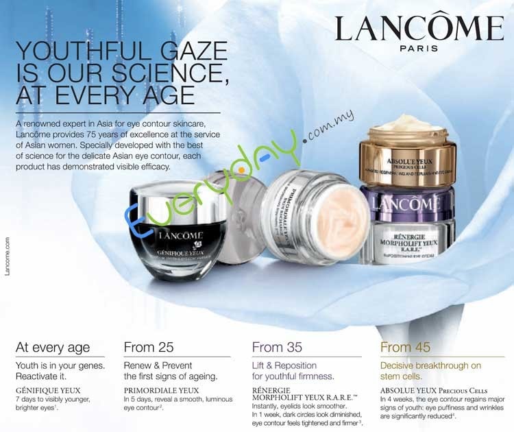 Lancome Skin Care Ad