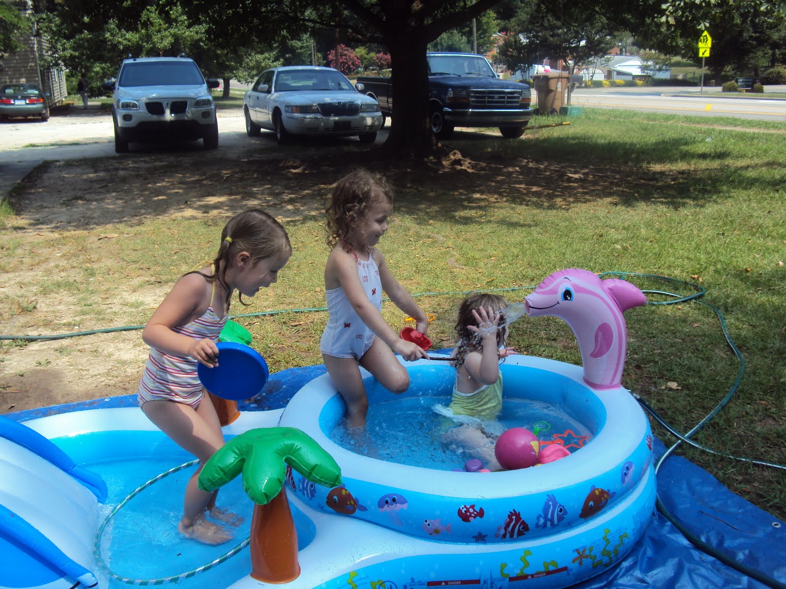 Just Keep Swimming =): Lila's 3rd Bday Pool Party!!!