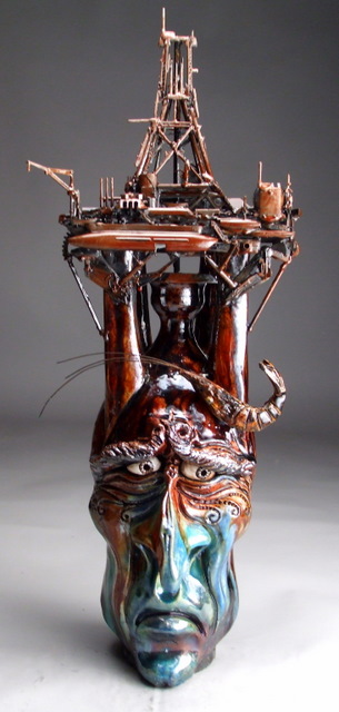 Grafton Pottery Face Jugs: Mitchell Grafton Pottery